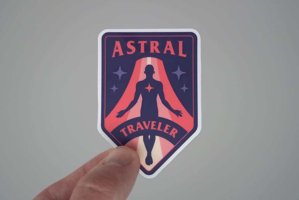 Astral Traveler Sticker - Jeff Finley